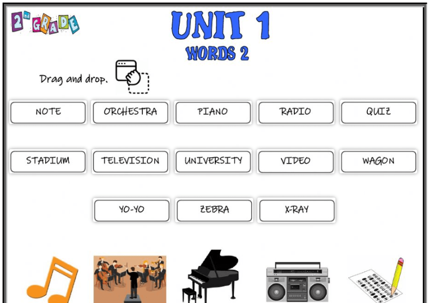 Interactives | Unit 1 of Grade 2
