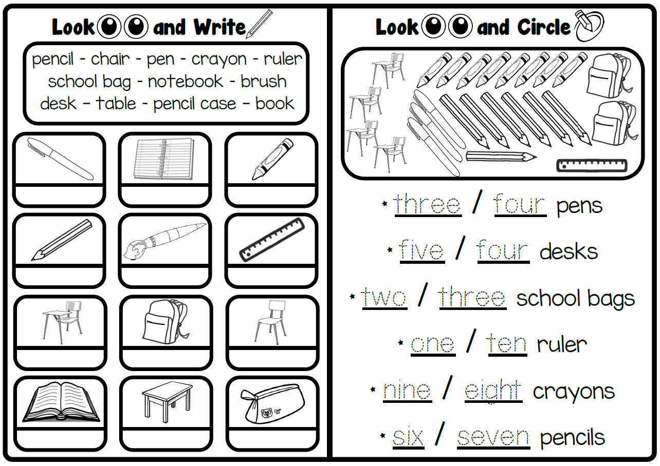 Worksheets | Unit 4 of Grade 2